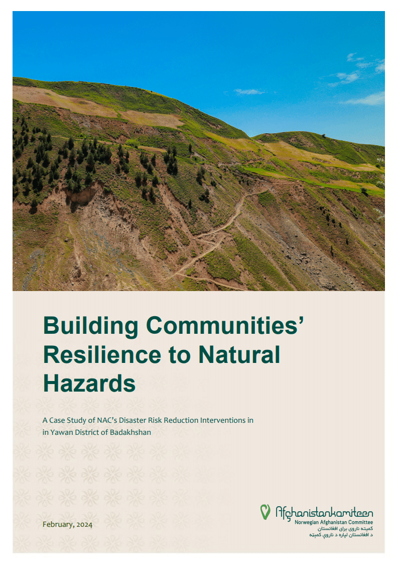 Building Communities’ Resilience to Natural Hazards - Afghanistankomiteen